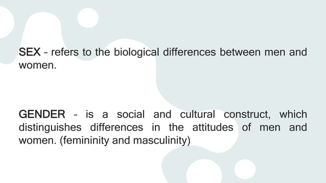 GENDER AND DEVELOPMENT 101.pptx | Education