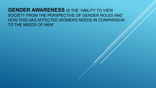 Gender and Development (GAD) PowerpointnPresentation | PPT