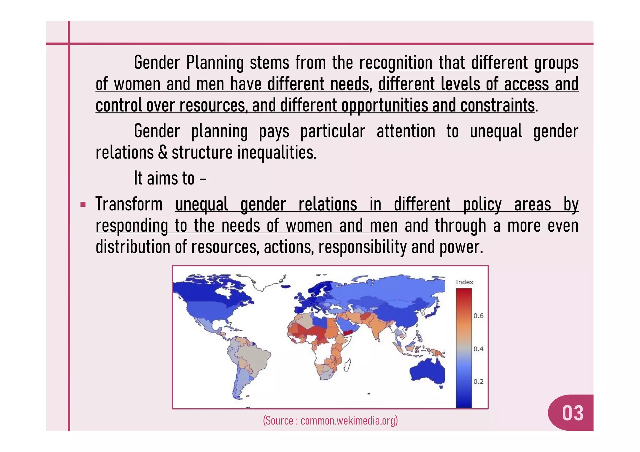 Gender and development planning | PDF