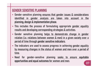 Gender and development planning | PDF