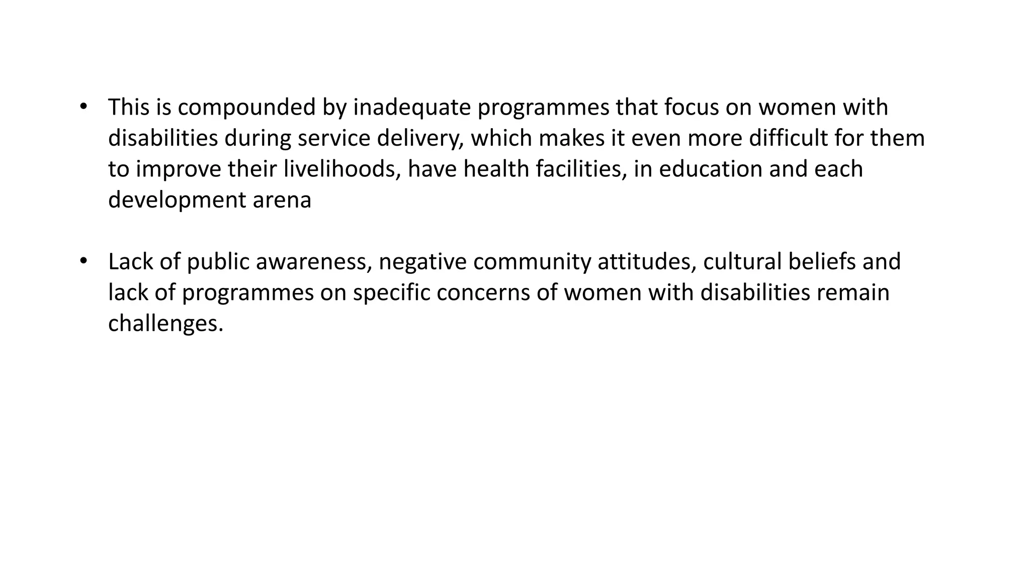 Gender and disability ppt | PPTX