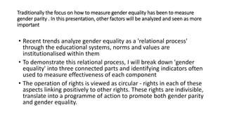 Gender and education | PPTX