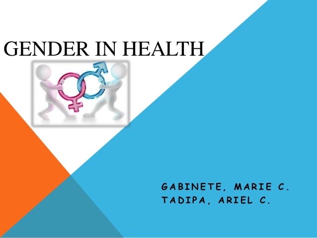 Gender and health ppt