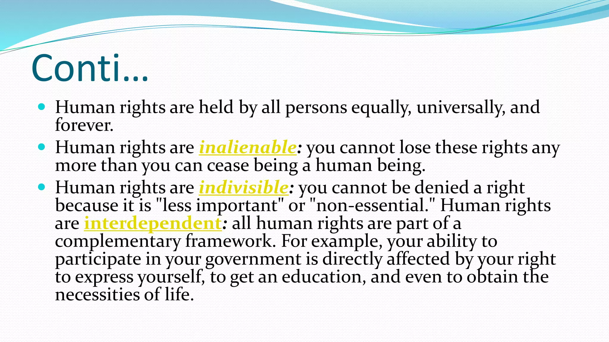 Gender and Human Right | PPTX