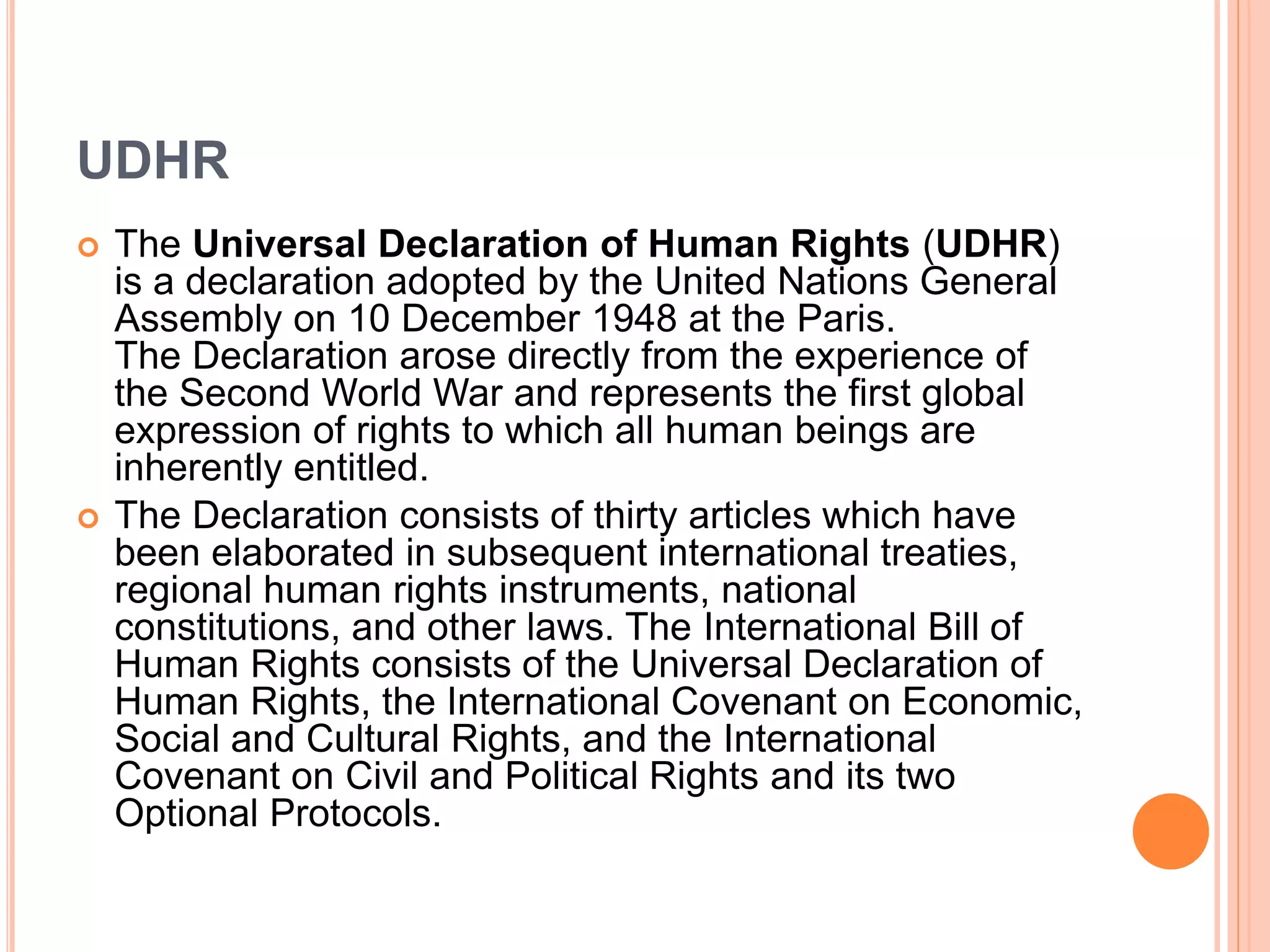 Gender and human rights | PPTX