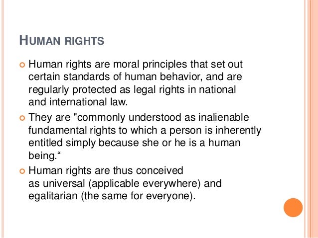 Gender and human rights