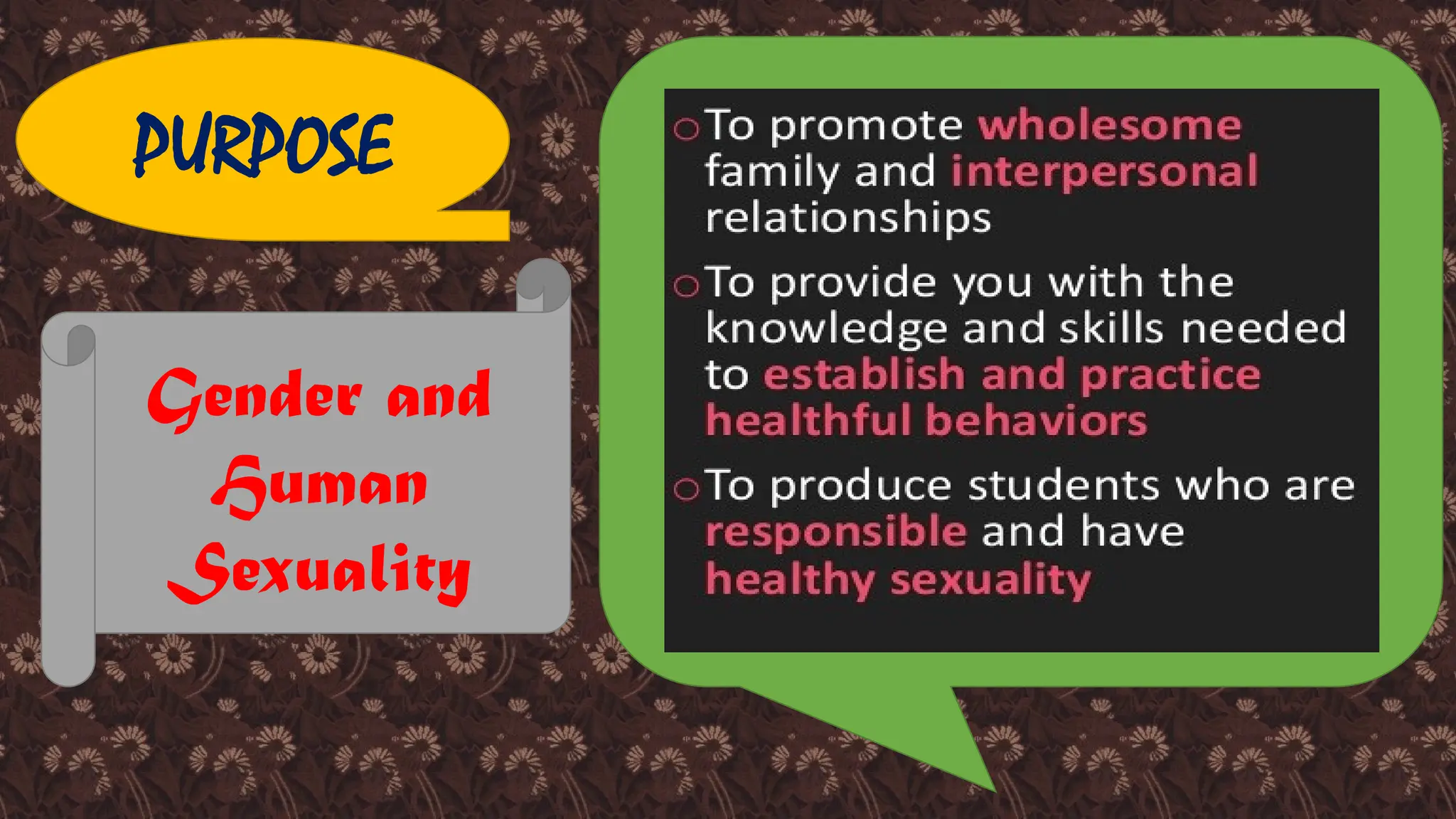 Gender and human sexuality.pptxhjdhjdfhhjhd | PPT