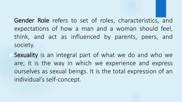 Gender and Human Sexuality Grade 8.pptx | Sexual Health | Diseases and ...