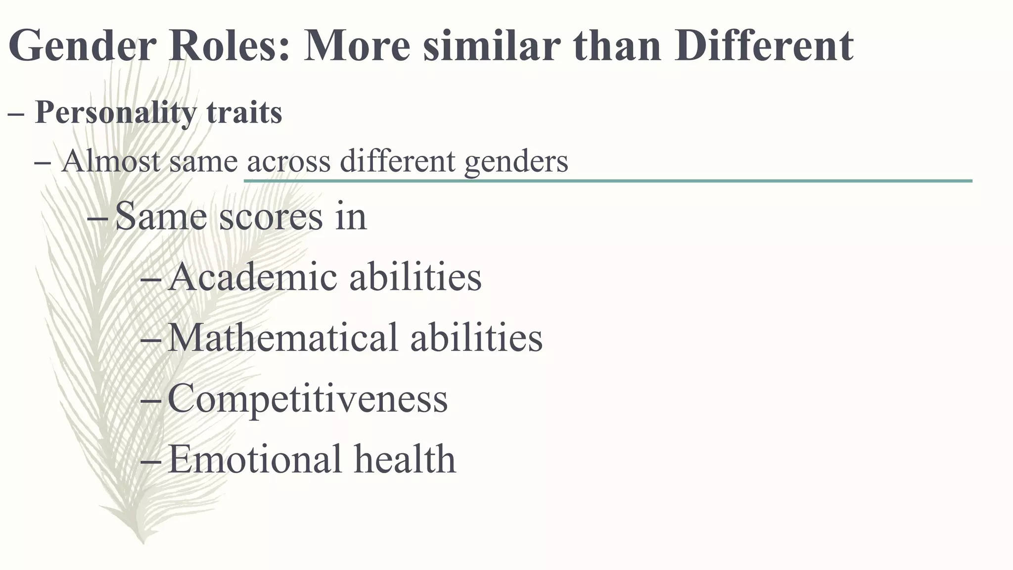 Gender And Human Sexuality Updated Pptx