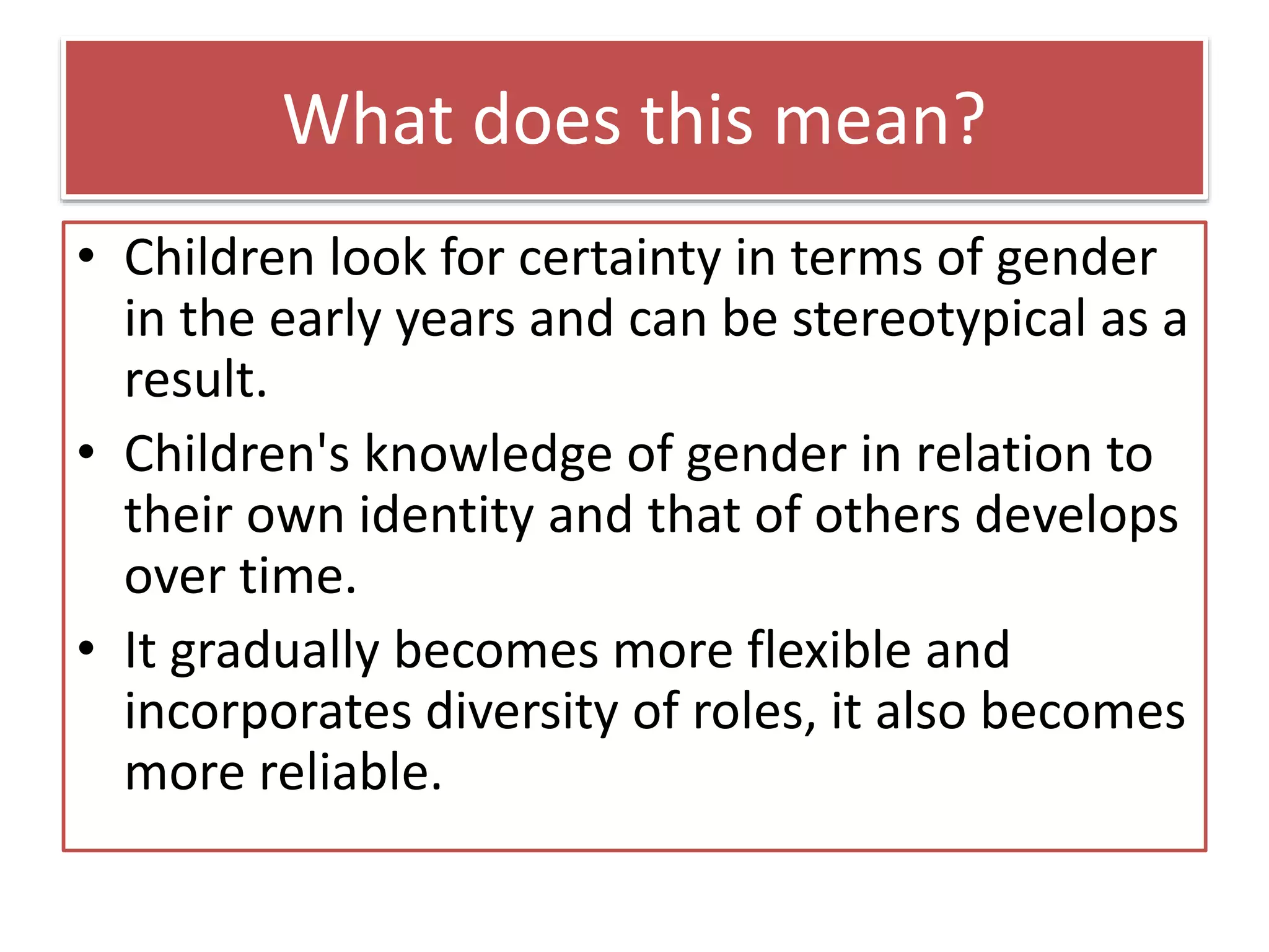 Gender and identity | PPTX