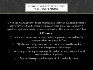 Gender and media | PPTX