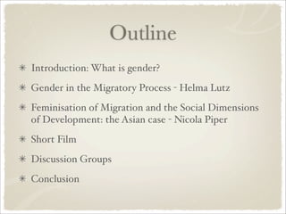 Gender and migration | PDF