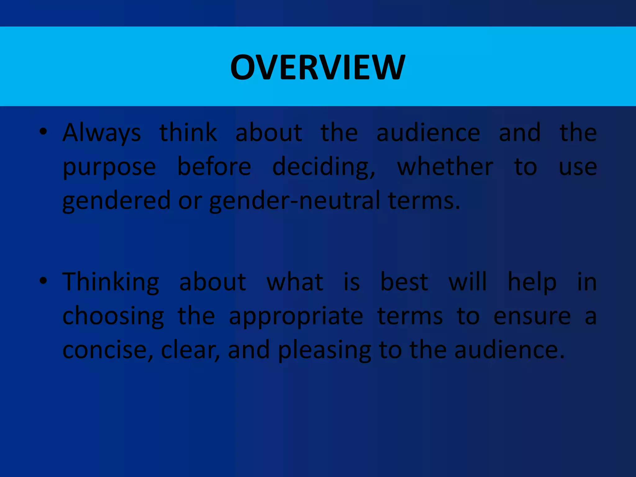 Gender and nuetral | PPT