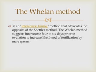 Sex selection and or prediction | PPT