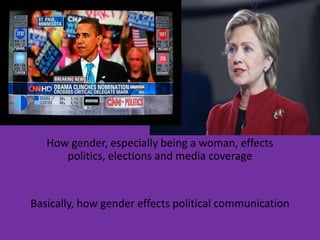 Gender and politics | PPTX