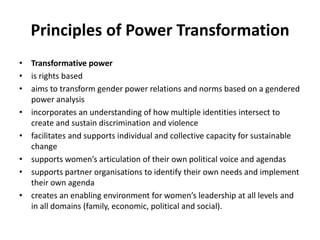 Gender and power analysis | PPTX
