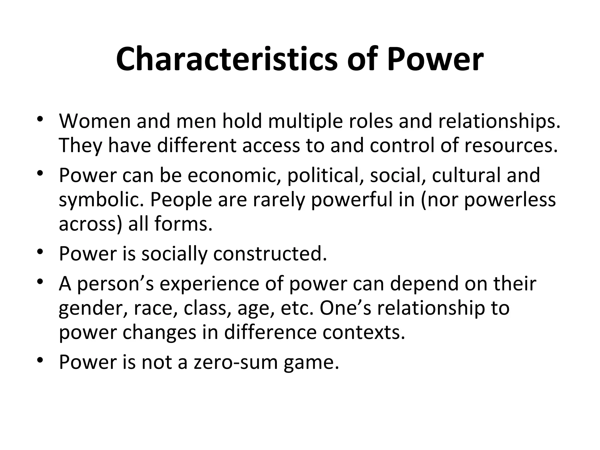 Gender and power analysis calp 2015 (1) | PPT