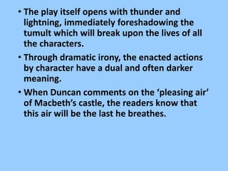 Gender and power through stylistic devices in macbeth | PPTX