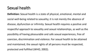 Gender and reproductive health behavpptx | PPTX
