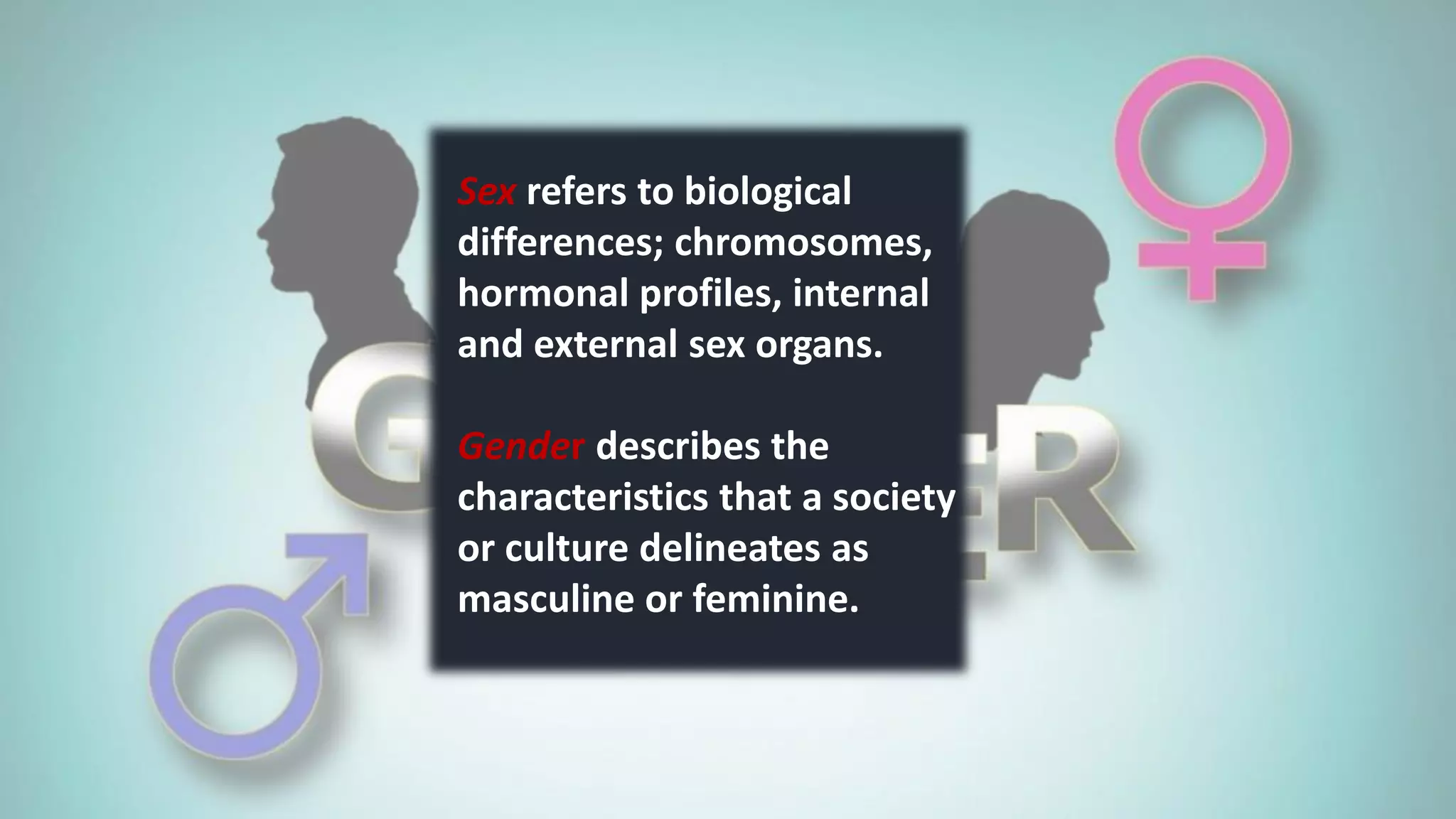 Gender and sex | PDF