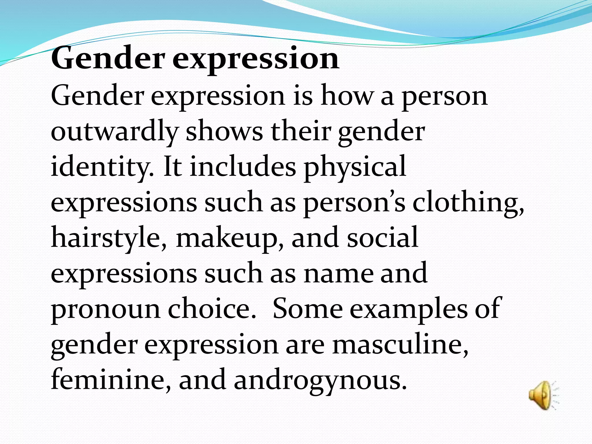 Gender And Sex Ppt