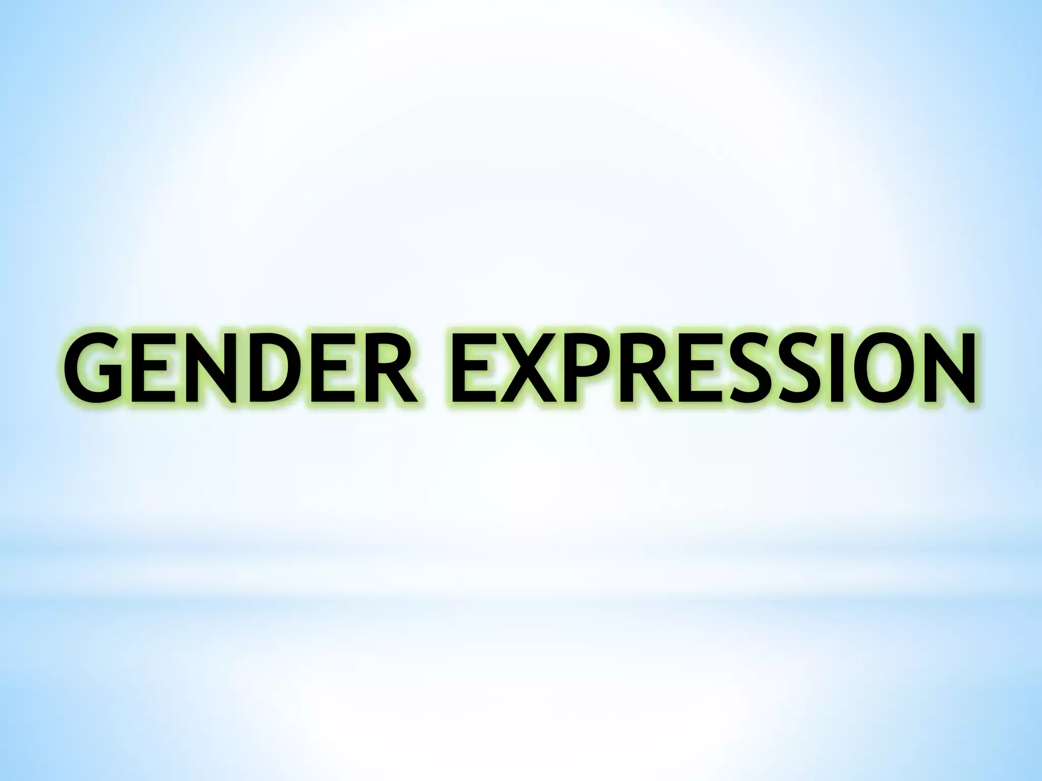 Gender And Sex Ppt Ppt