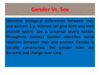 Gender and Sex PPT.pptx | Debated Sensitive Social Issues | Sensitive ...