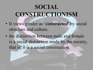 Gender and sexuality | PPTX