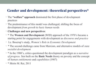 Gender and social development | PPT