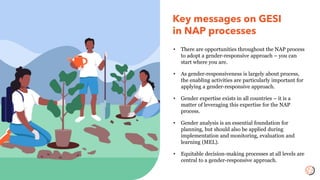 Integrating Gender Equality and Social Inclusion (GESI) in the NAP ...
