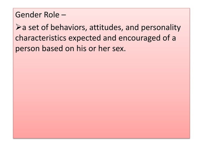 Gender and Socialization | PPTX | Parenting | Family and Relationships