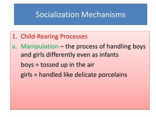 Gender and Socialization | PPTX