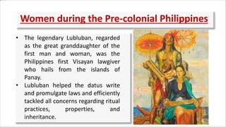 Stride of the Filipino Women Across Time | PPTX