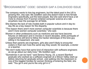 Gender and the digital divide | PPTX