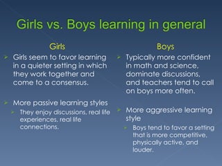 Gender based curriculum | PPT