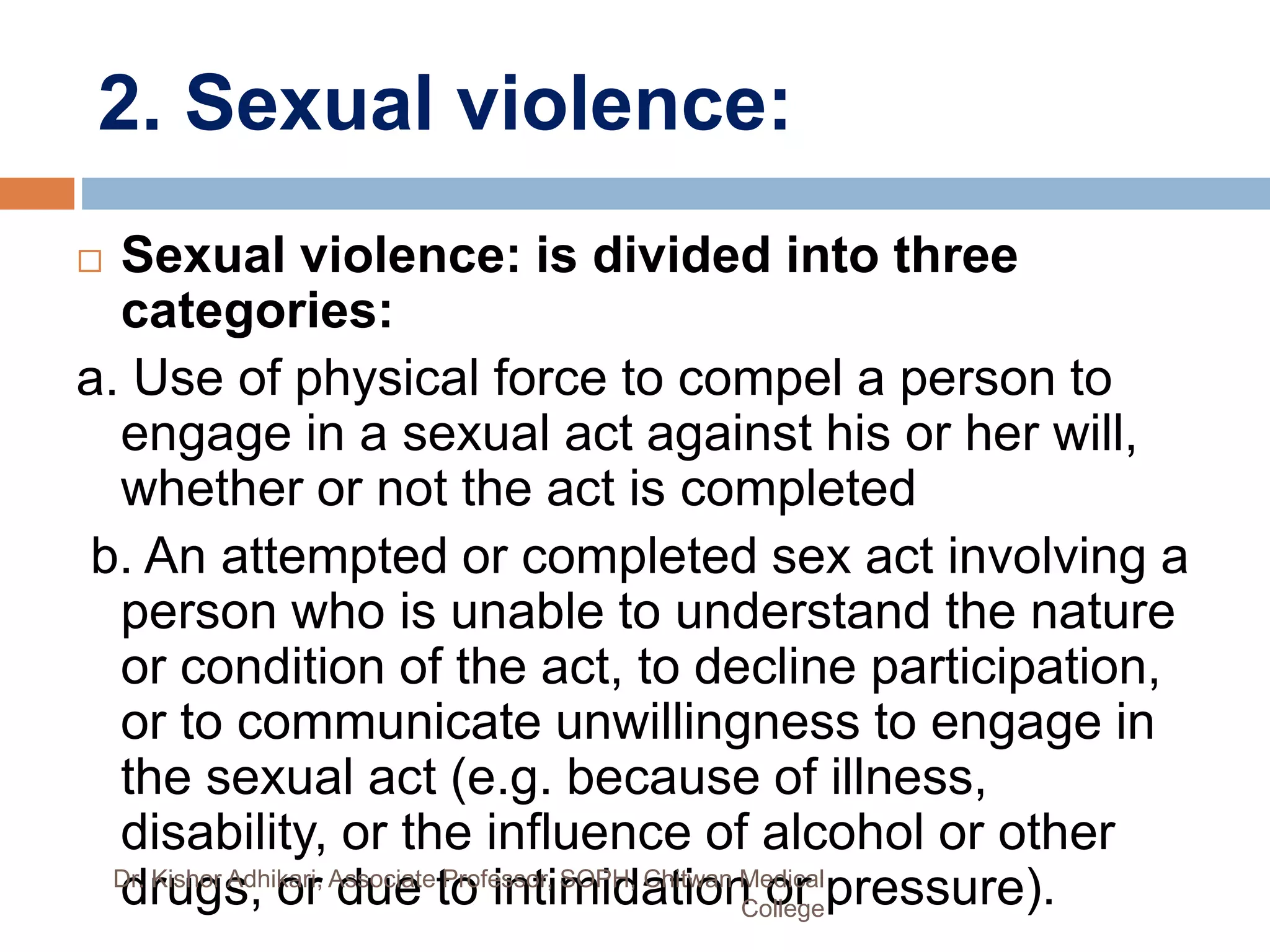 Gender based violence | PPTX