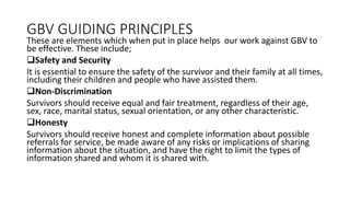 GENDER BASED VIOLENCE (GBV) in the humanitarian sector.pptx