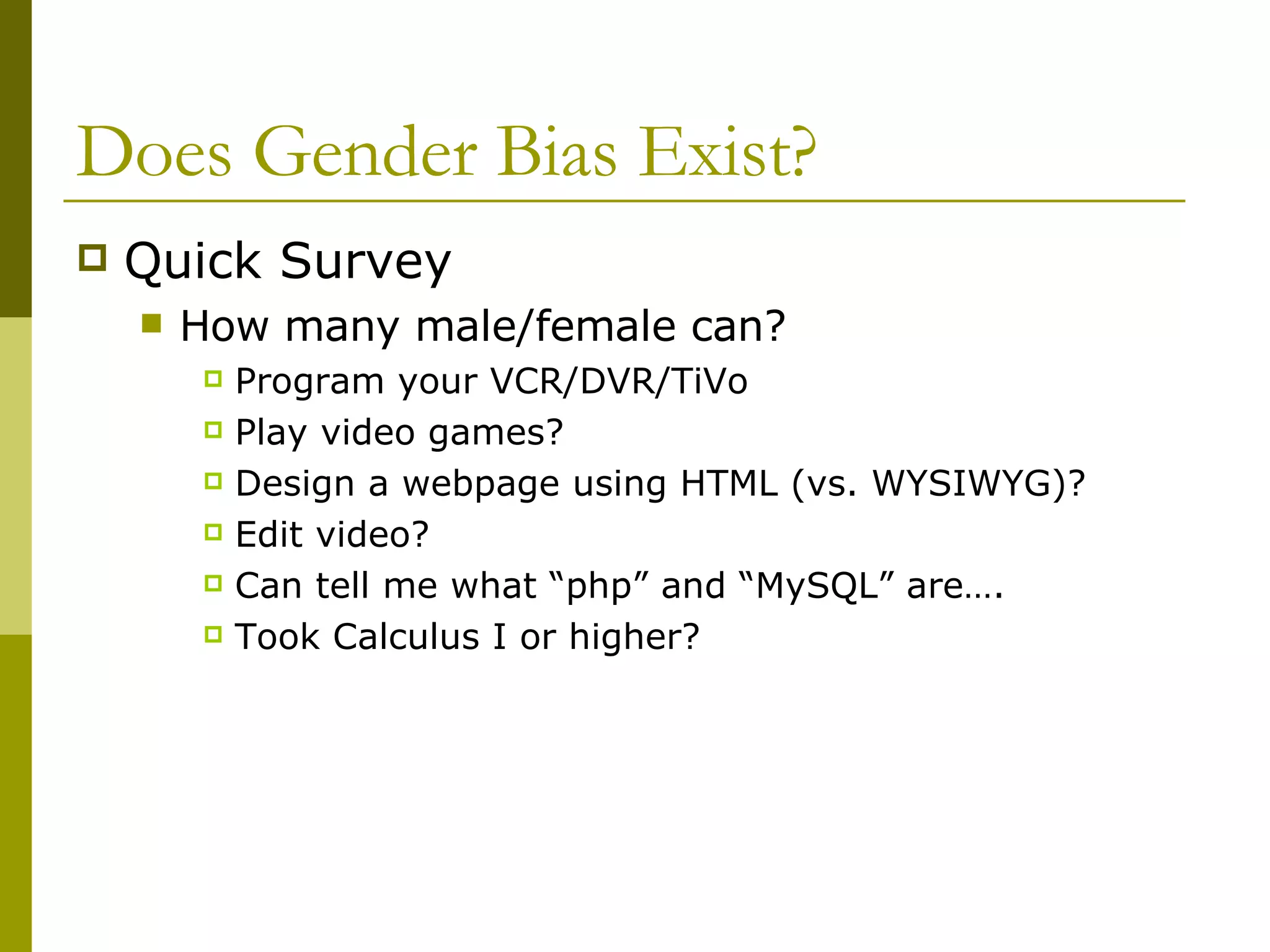 GenderBias in Digital Resources | PPT