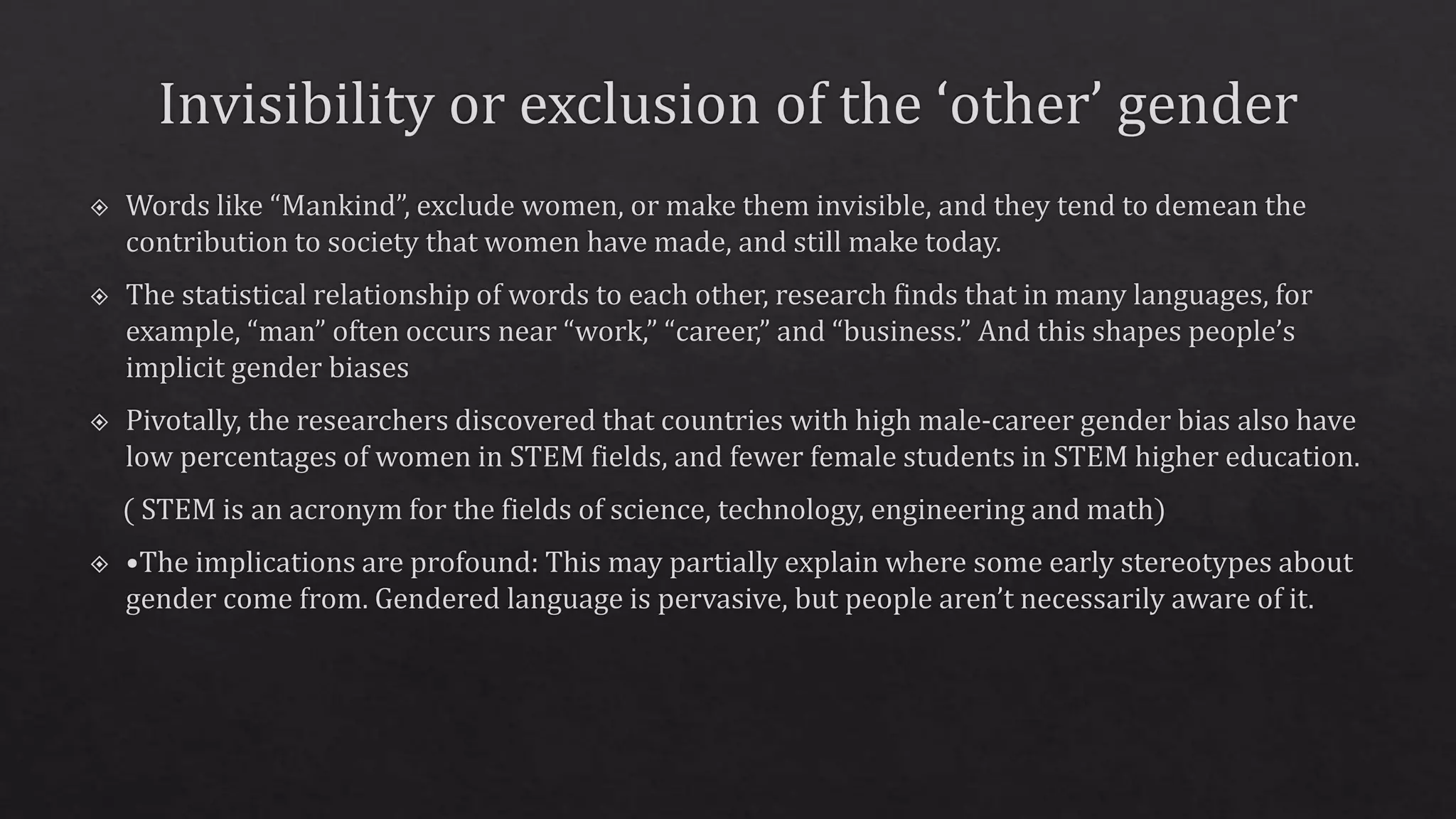 Gender biased language | PPTX