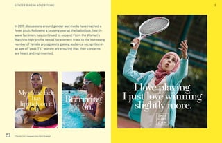 Gender bias in advertising - J.Walter Thompson | PDF