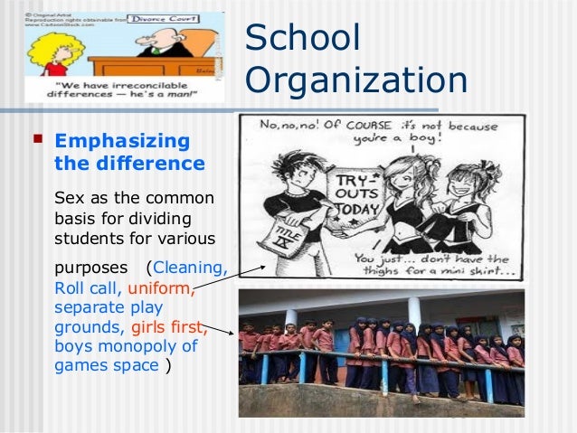 Gender Bias In Curriculumand School Practices