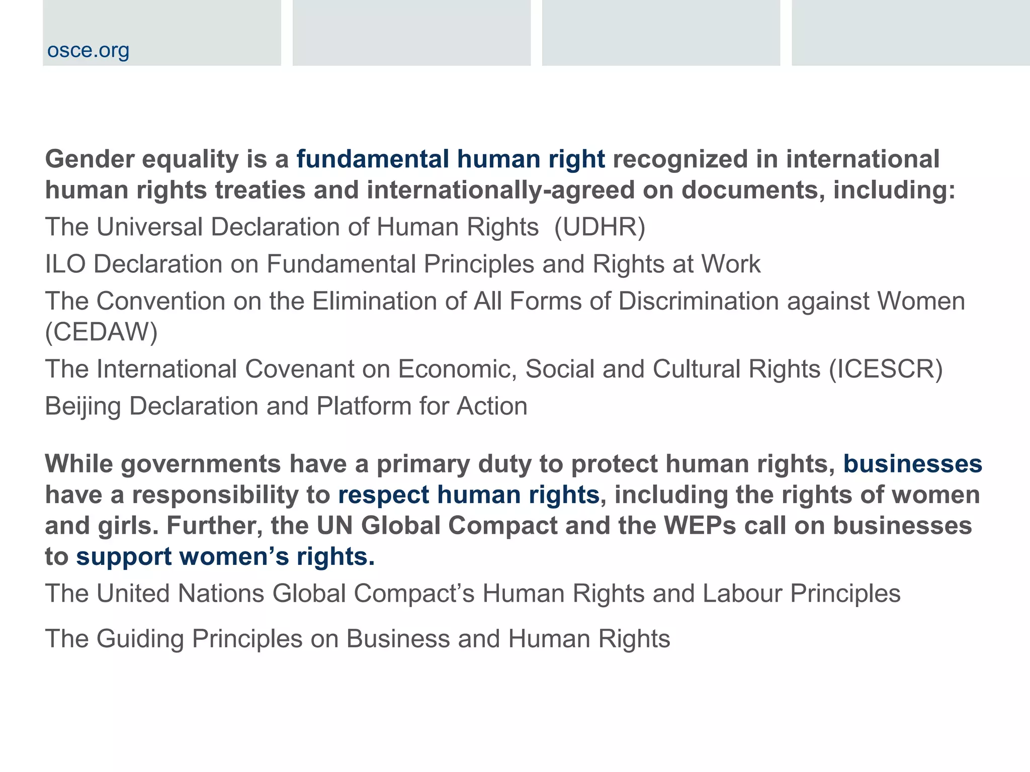 Gender equality and good governance module | PDF