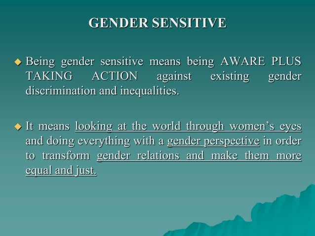 Gender Blind Development, Mainstreaming & Equality.ppt