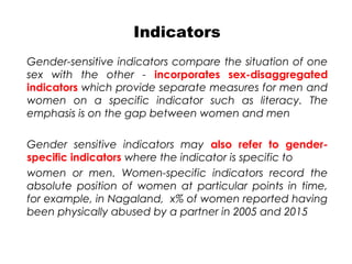 Gender Budgeting & Relevance of Indicators | PPT