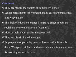 Gender caste and class | PPT