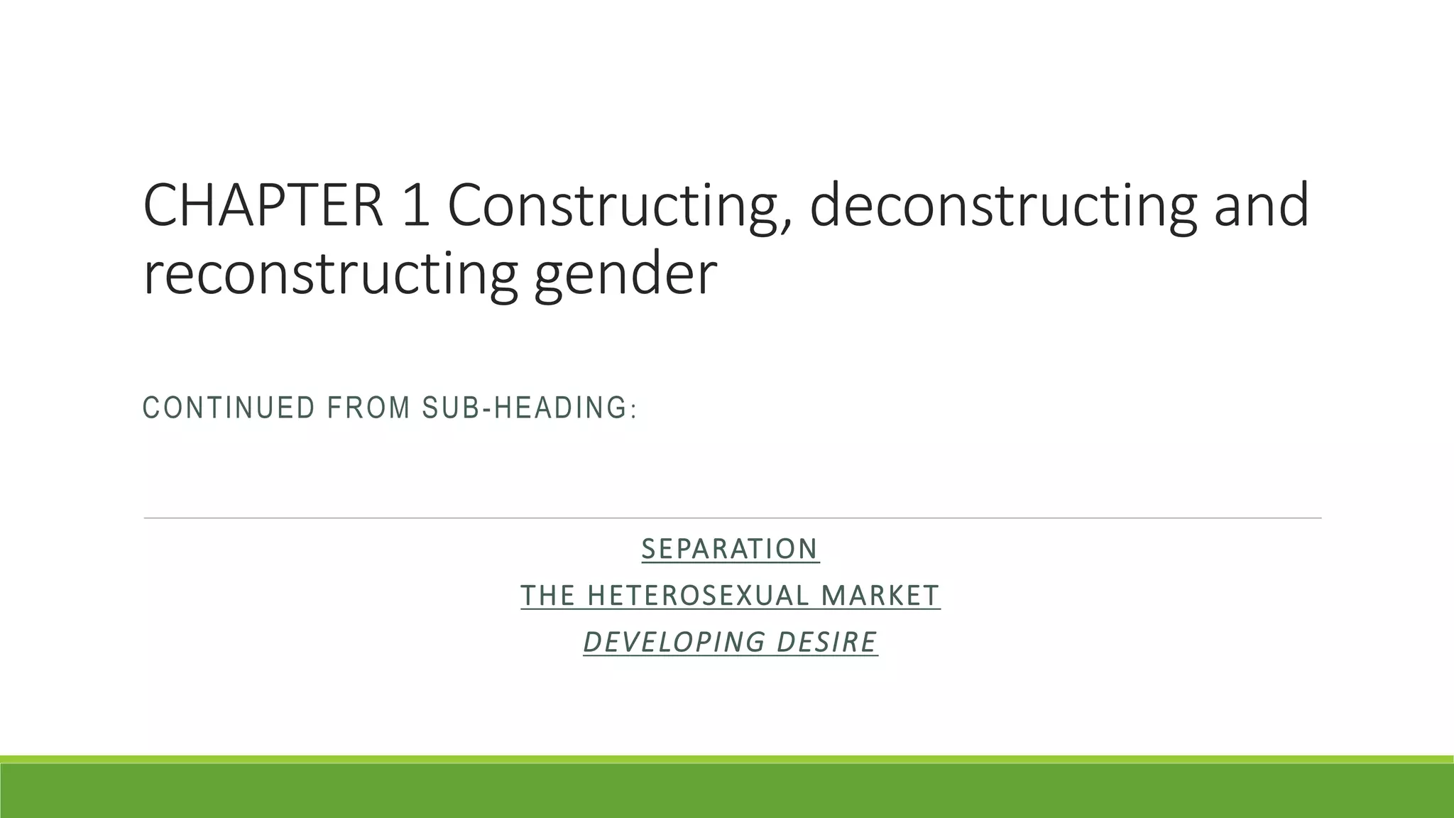 Gender Chapter 1 Pptx