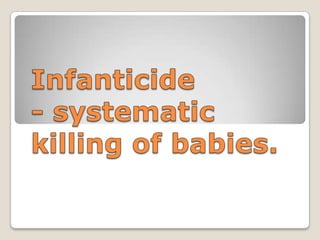 Gendercide | PPT