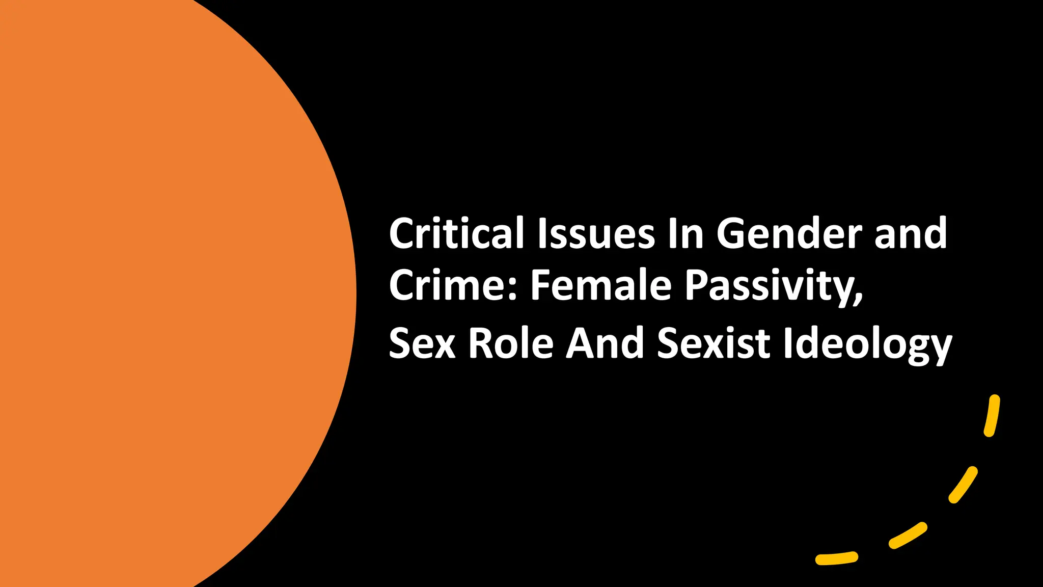 Gender Crime Pptx