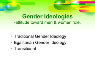 Gender and Development | PPT