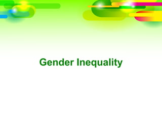 Gender and Development | PPT
